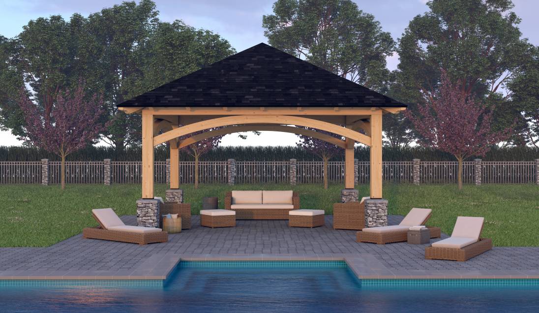 Timber Frame Pavilion Kits for Sale | High-Quality Wood Kits