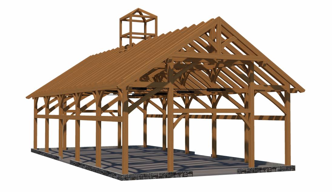 36' x 72' Heritage Event Barn Kit | The Barn Yard