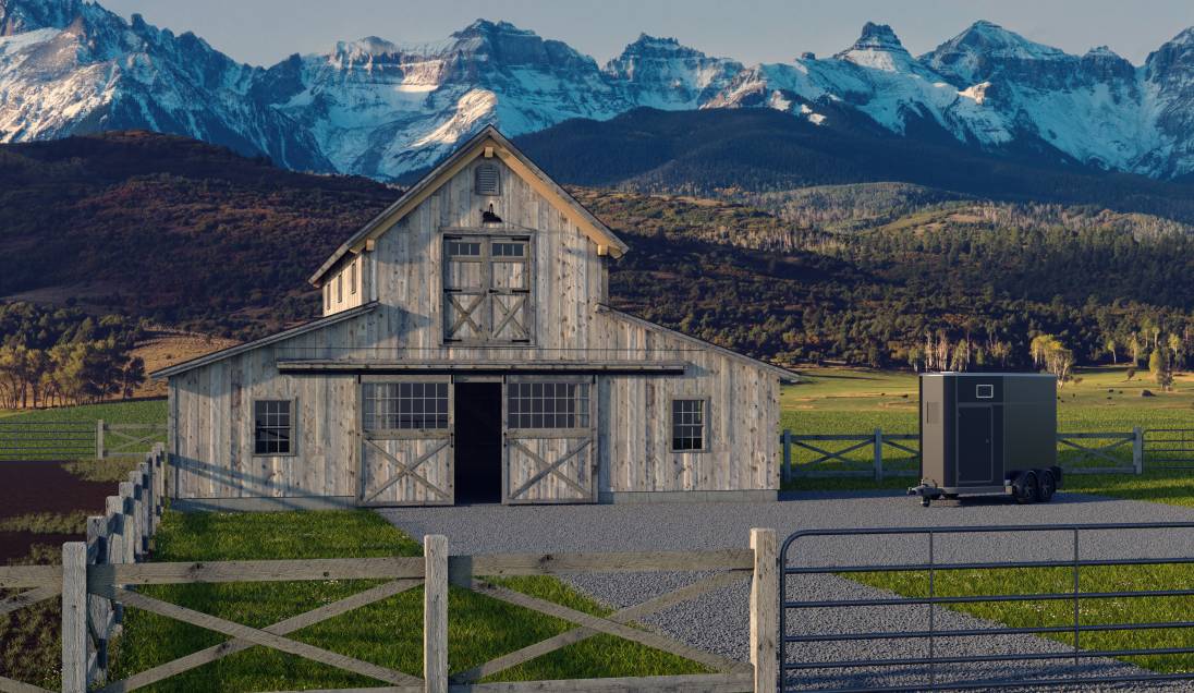 40' x 36' Hoback Monitor Barn Kit | The Barn Yard