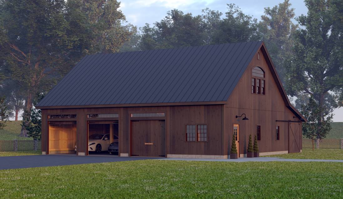 48' x 48' Lexington Saratoga Barn Kit | The Barn Yard