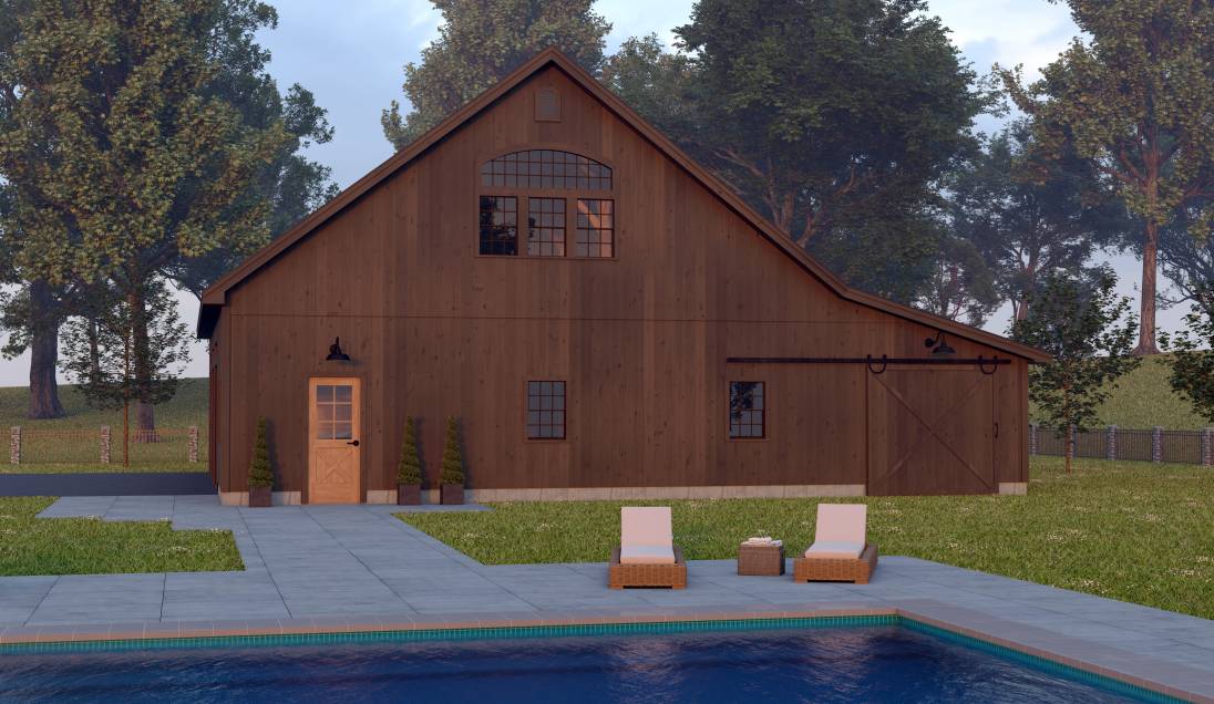48' x 48' Lexington Saratoga Barn Kit | The Barn Yard