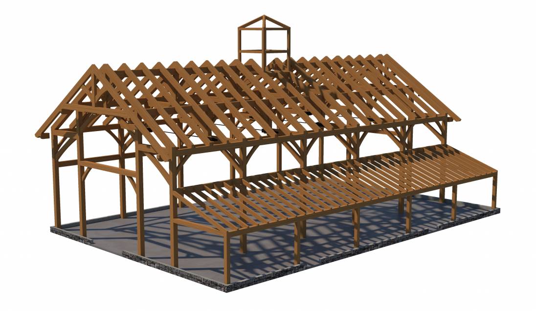 48' x 72' Hampton Event Barn Kit | The Barn Yard
