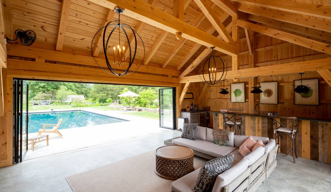 Timber Frame Pool Houses | The Barn Yard