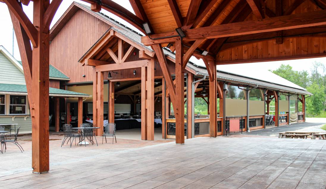 Custom Timber Frame Pavilions | The Barn Yard