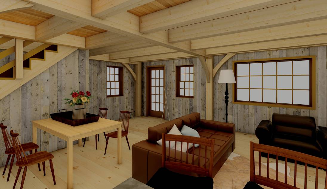 Post & Beam Cabin Kits | The Barn Yard