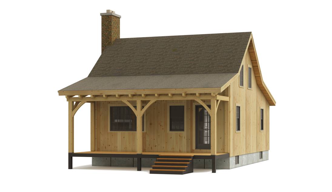Post & Beam Cabin Kits | The Barn Yard