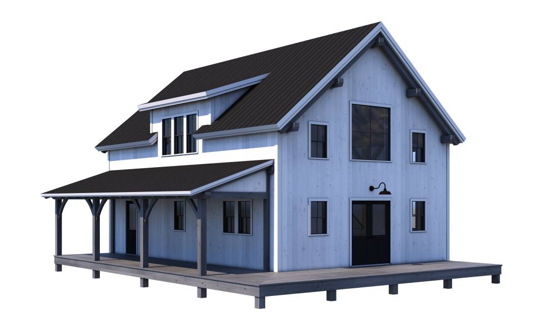 Post & Beam Barn Home Kits Shipped & Raised Nationwide