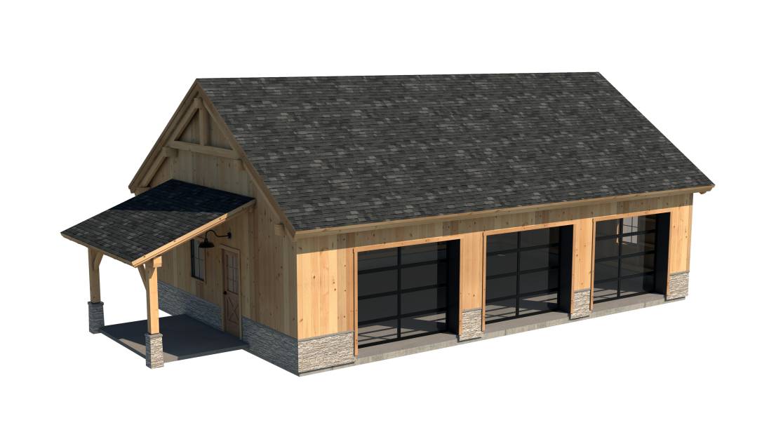 26' x 42' Quincy Car Barn Kit | The Barn Yard