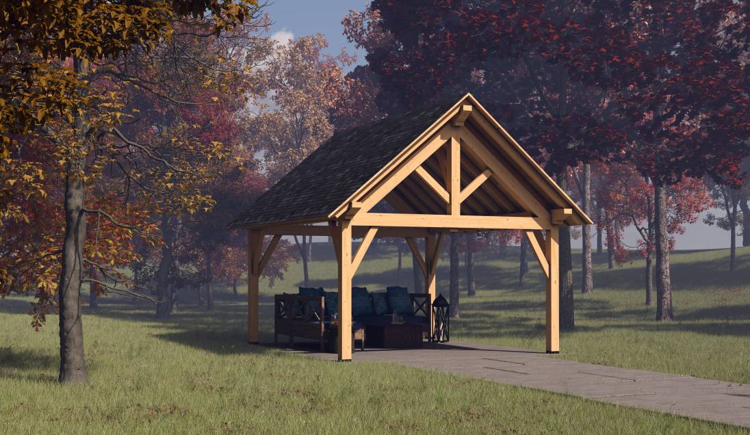 16' x 18' Telluride Pavilion Kit | The Barn Yard